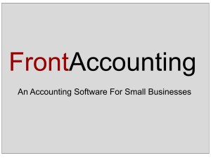 FrontAccounting ERP Reviews (Features, Advantages, and Disadvantages)