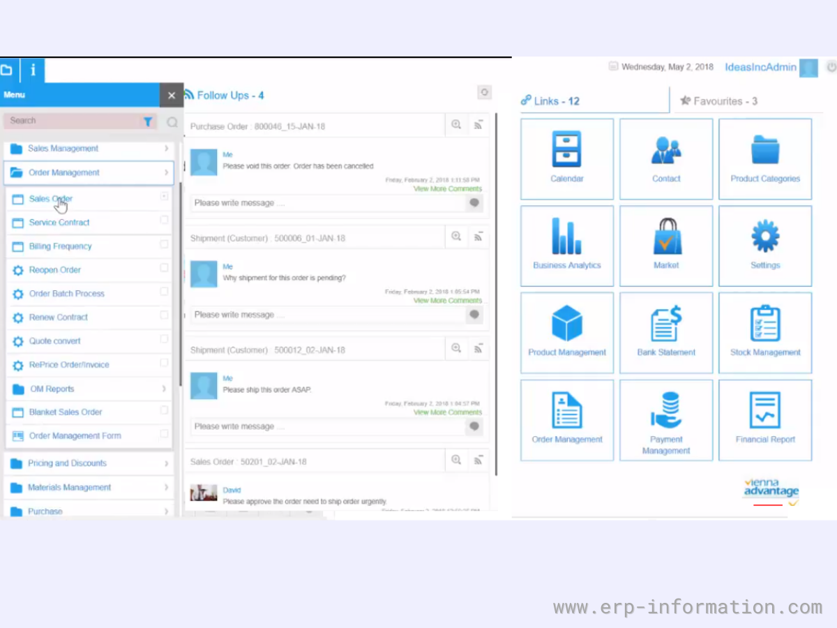 Overview of Vienna Advantage ERP(Pricing, Implementation, Features)