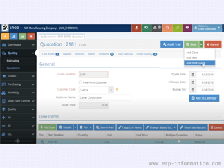 Enterprise System Software & Tools - ERP Information