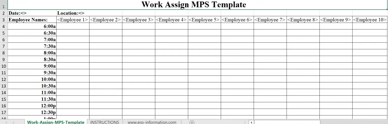 What is Master Production Schedule (MPS)? - Examples, Steps & Templates