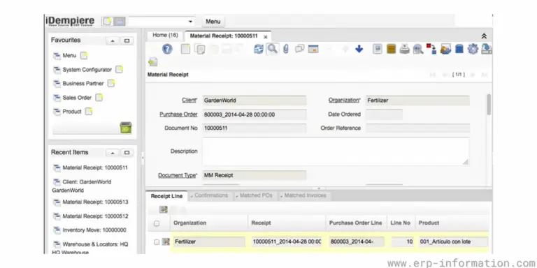 iDempiere ERP (Features, Pros and Cons, ADempiere vs iDempiere vs Odoo)