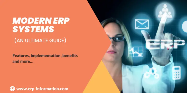 What are Modern ERP Systems? (Features, Implementation steps, Vendors)