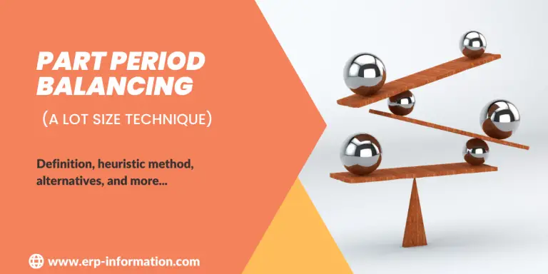 Part Period Balancing (PPB) - Definition, Formula & Examples