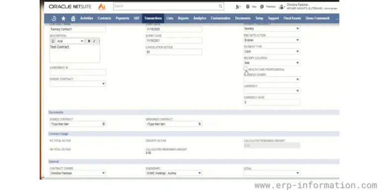 NetSuite Contract Management (Features, Benefits)
