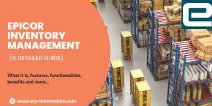 Epicor Inventory Management (Features and Functionalities)