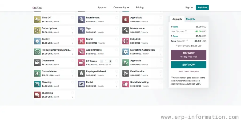 Odoo ERP Review (Modules, Implementation Cost, Pros & Cons)