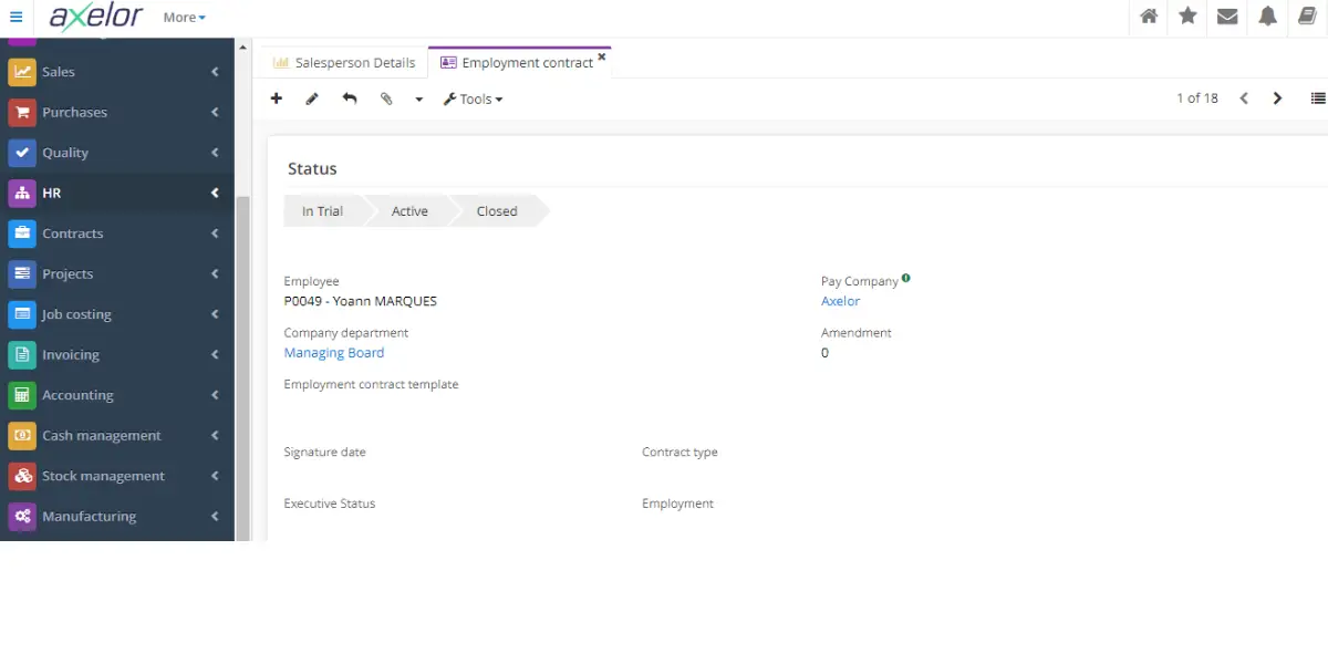 Enterprise Resource Planning Requirements Template