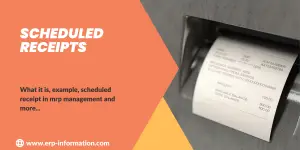 What are the Scheduled Receipts? - 1 Clear Example