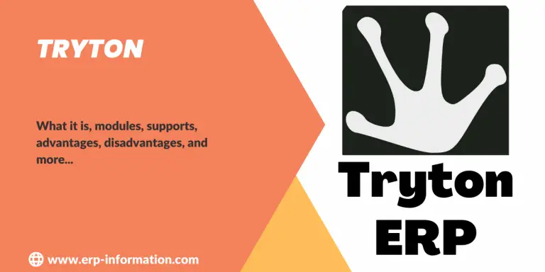 Tryton ERP (Modules, Supports, Advantages, and Disadvantages)