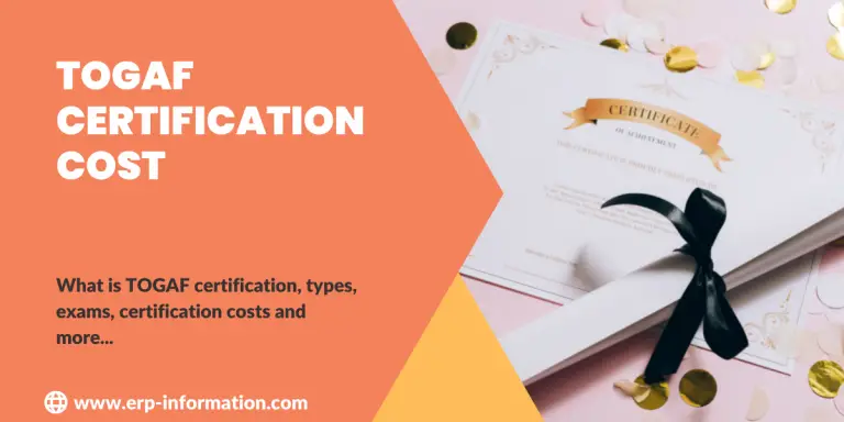 TOGAF Certification Cost (Certification Types, Exams, Costs)