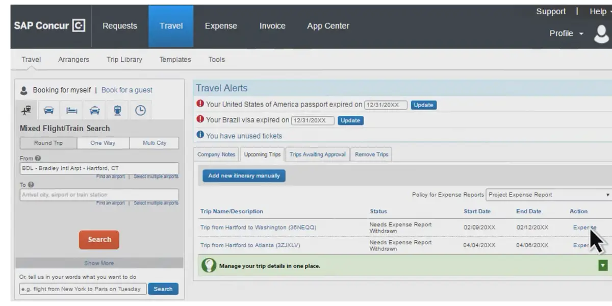 SAP Concur (Products, Pros, and Cons)
