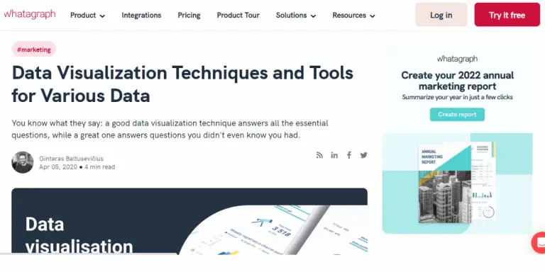 10 Best Data Visualization Software of 2024 (Features & Pricing)