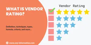 What is Vendor Rating? (Process, Techniques, Types & Formula)