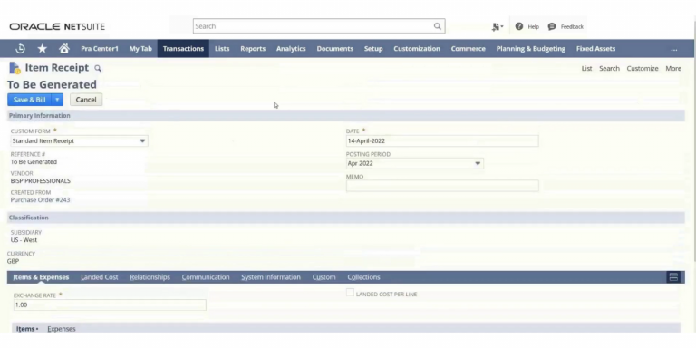 Procure To Pay Process NetSuite (Step by Step NetSuite P2P)