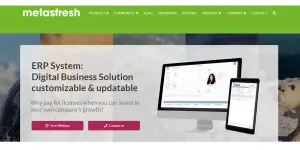Metasfresh ERP (Pricing, Features, Advantages, and Disadvantages)