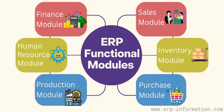 ERP Modules (Types, Features, Categories & Examples)