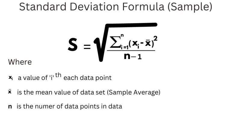Standard Deviation (Formula, Example, and Calculation)