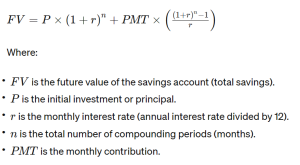 Simple Savings Calculator Online