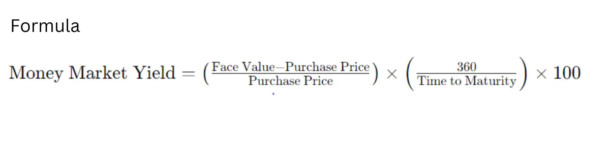 Money Market Yield Calculator Online
