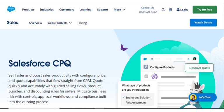 What is Configure Price Quote (CPQ)? - Features and Applications