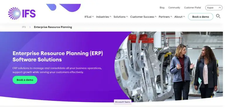 IFS ERP Software Overview (Pricing, Modules, Pros & Cons)